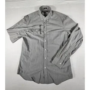 J. Crew Mercantile | Shirts | J Crew Mercantile Flex Slim Fit Grey Long ...